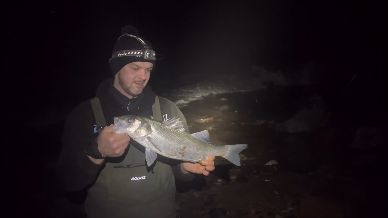 Beach fishing for Cod! - YouTube