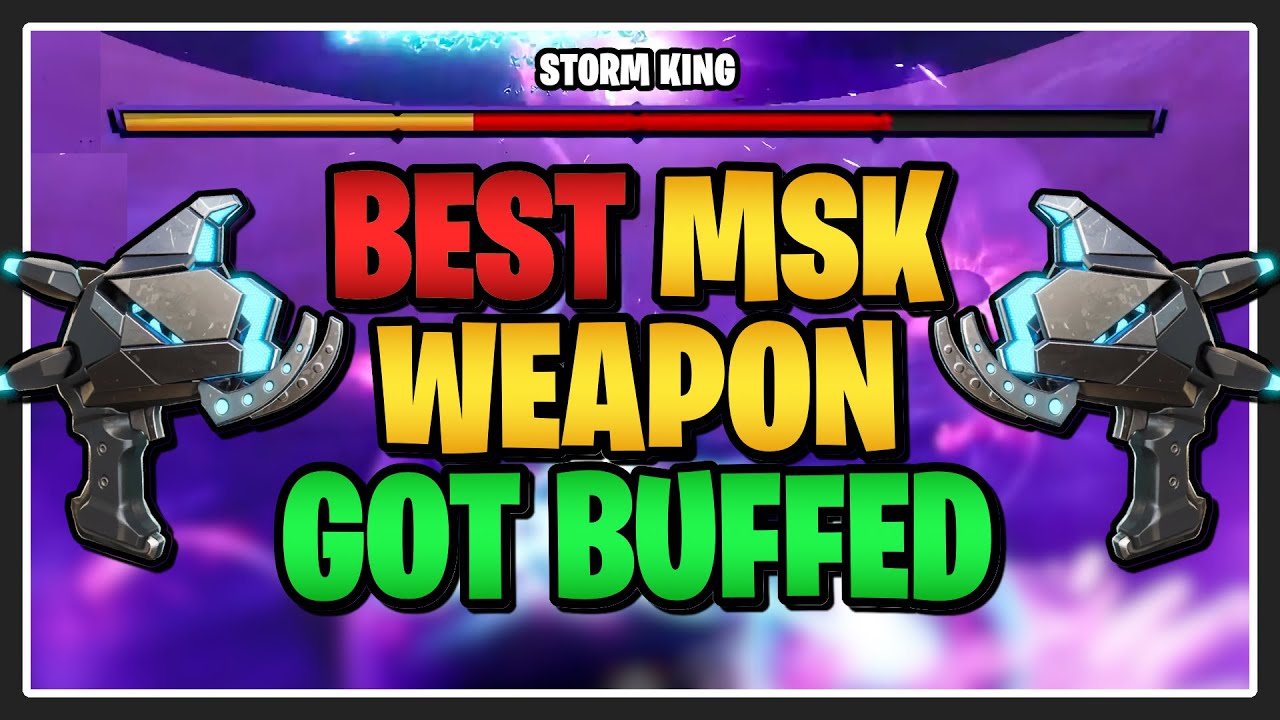 THE DISCHARGER WITH PERKS IS SO MUCH BETTER AGAINST MSK - Fortnite Save ...