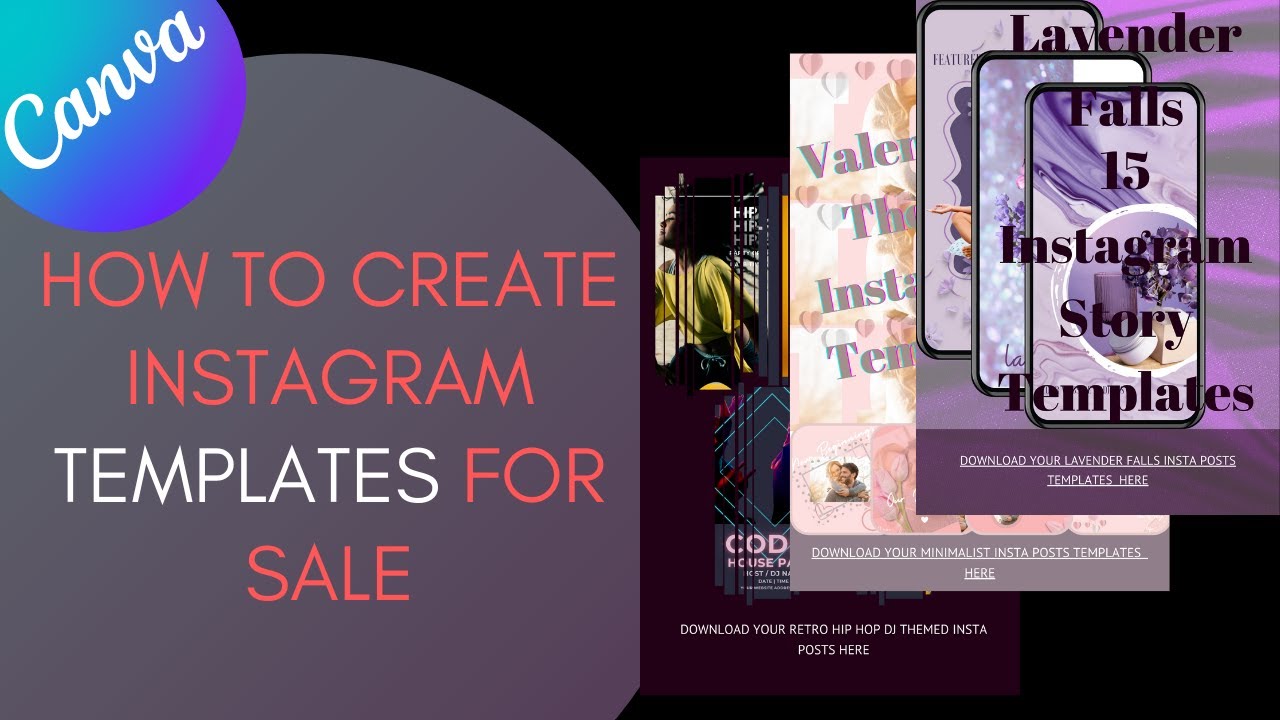 How To Make Instagram Templates With Canva And Make Money YouTube How To Make Instagram Templates With Canva And Make Money YouTube