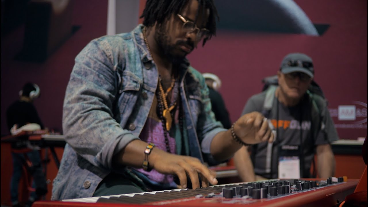 Nord at NAMM 2019: Dominique "Xavier" Taplin (Prince, Toto, Ghost Note ...