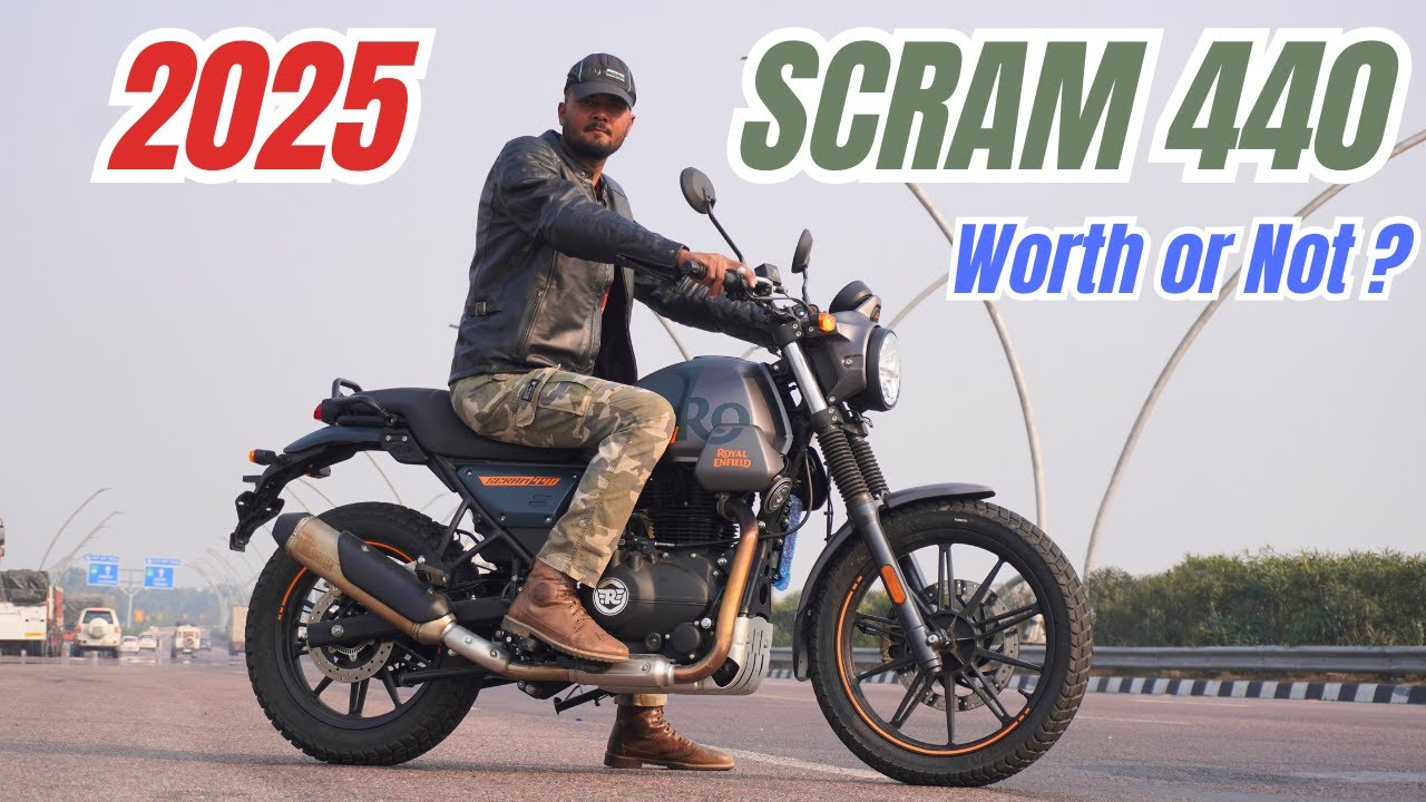 Royal Enfield Scram 440 Detailed Ride Review Worth Upgrade or not - YouTube