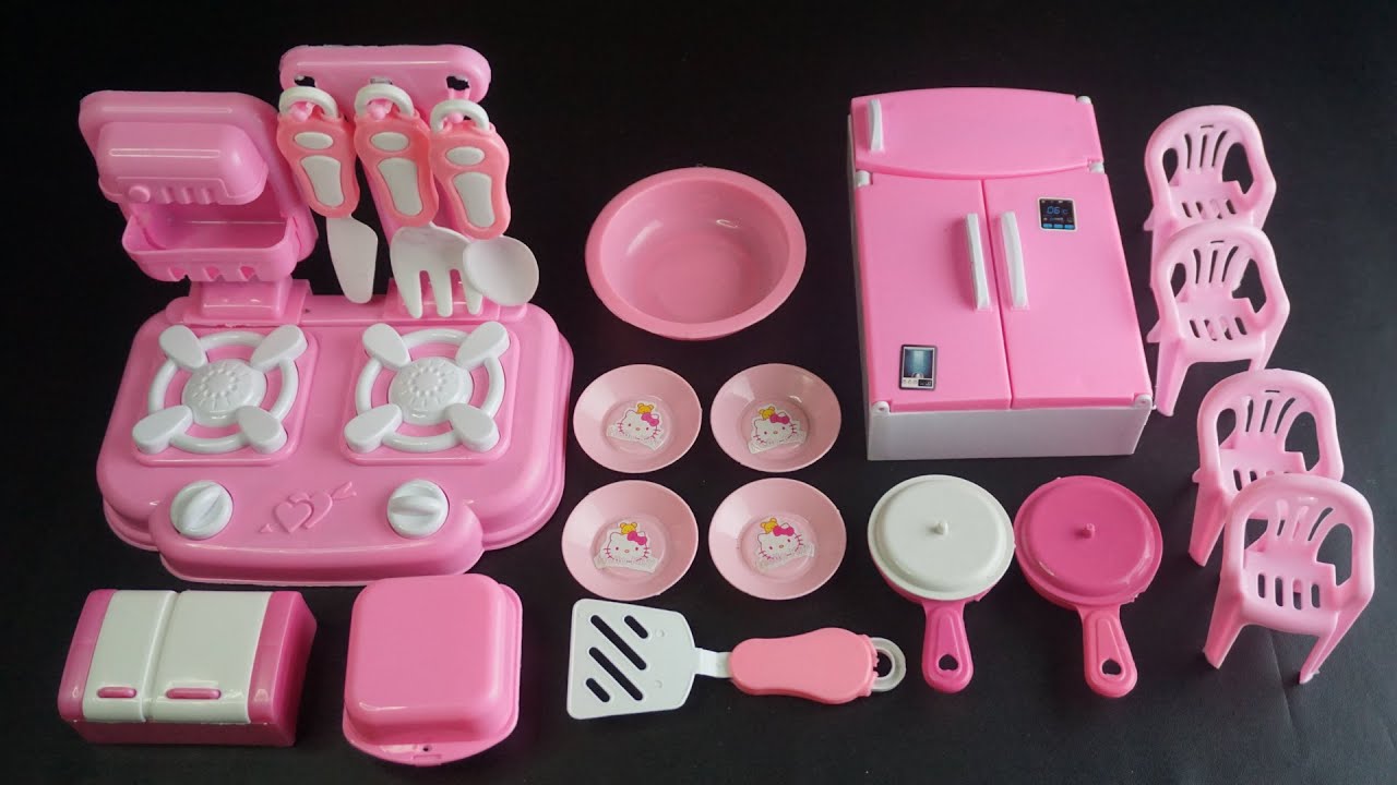 Diy unboxing Amazing mini kitchen set @Dolliyon @myminiclay355 ...