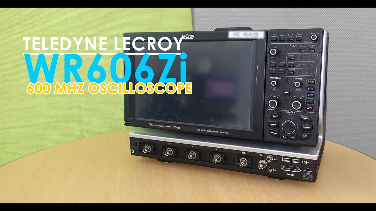 Teledyne LeCroy WR606Zi 600 MHz Oscilloscope 소개 - YouTube