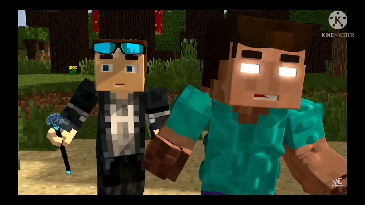 Steve and herobrine my heart will go on (futuristichub music video ...