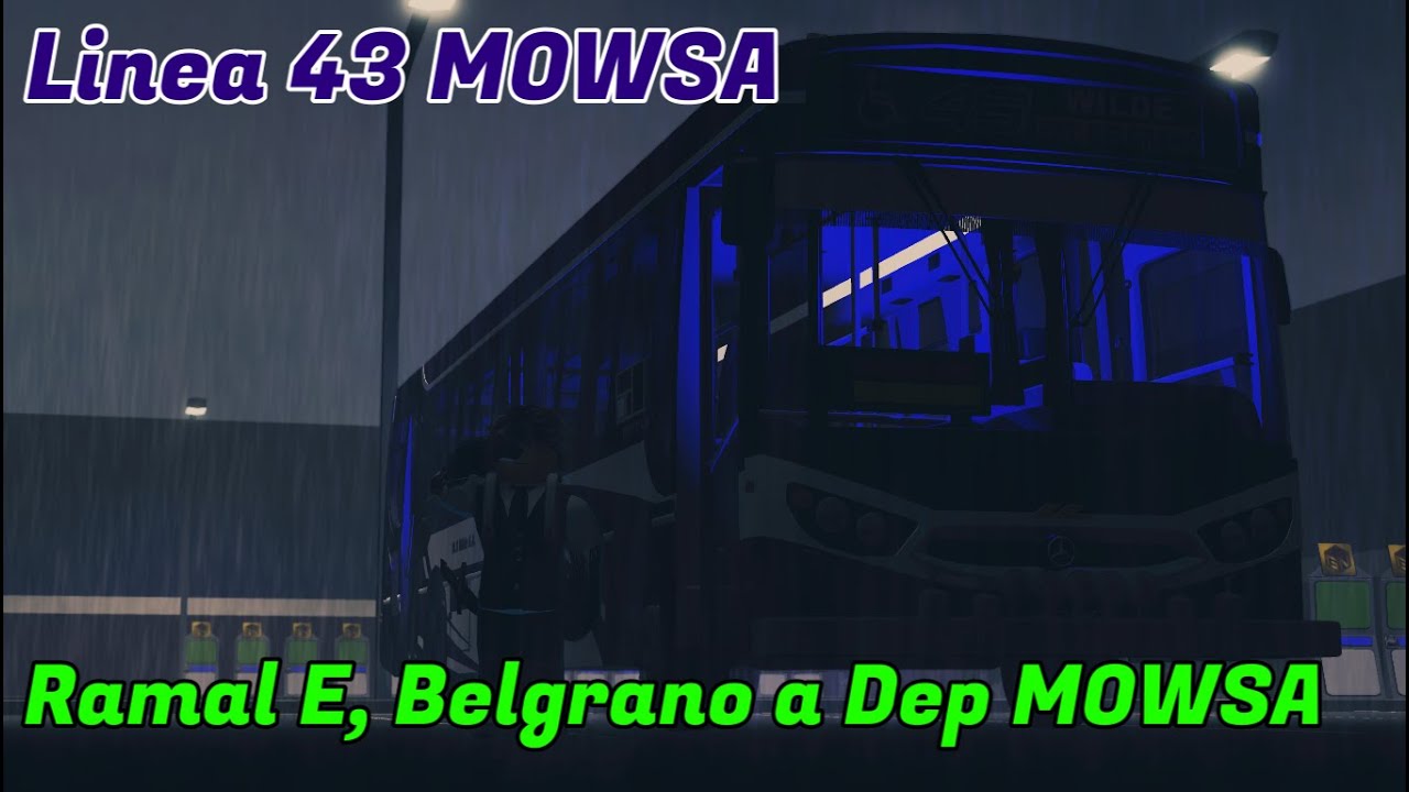 Recorrido de la Linea 43 Ramal E MOWSA (Nocturno), Colectivos ...