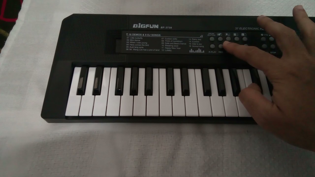 37 Keys Electronic Keyboard - YouTube