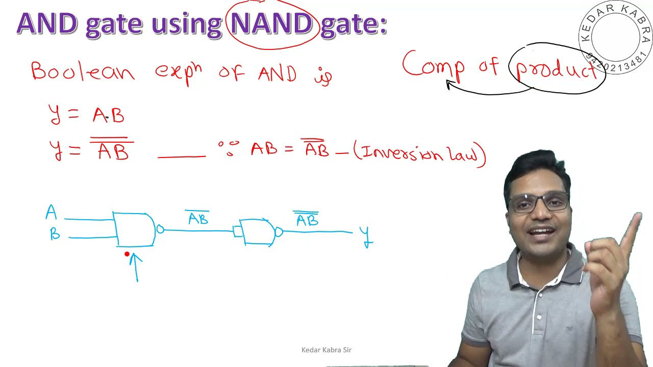 Lec-14 - Ch.2 - Logic Gates (6) - Universal gates & implementation of ...