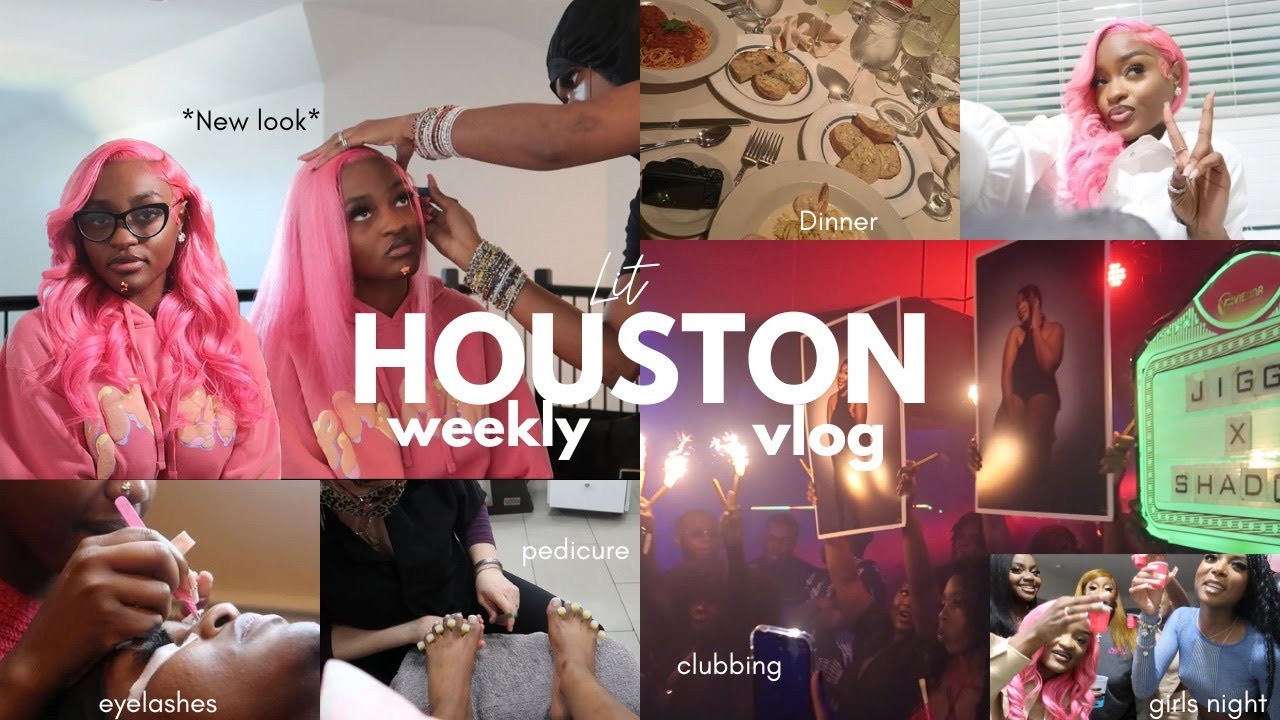 NEW MONTH MAINTENANCE | LIT HOUSTON VLOG, Pink hair, Lash appointment ...