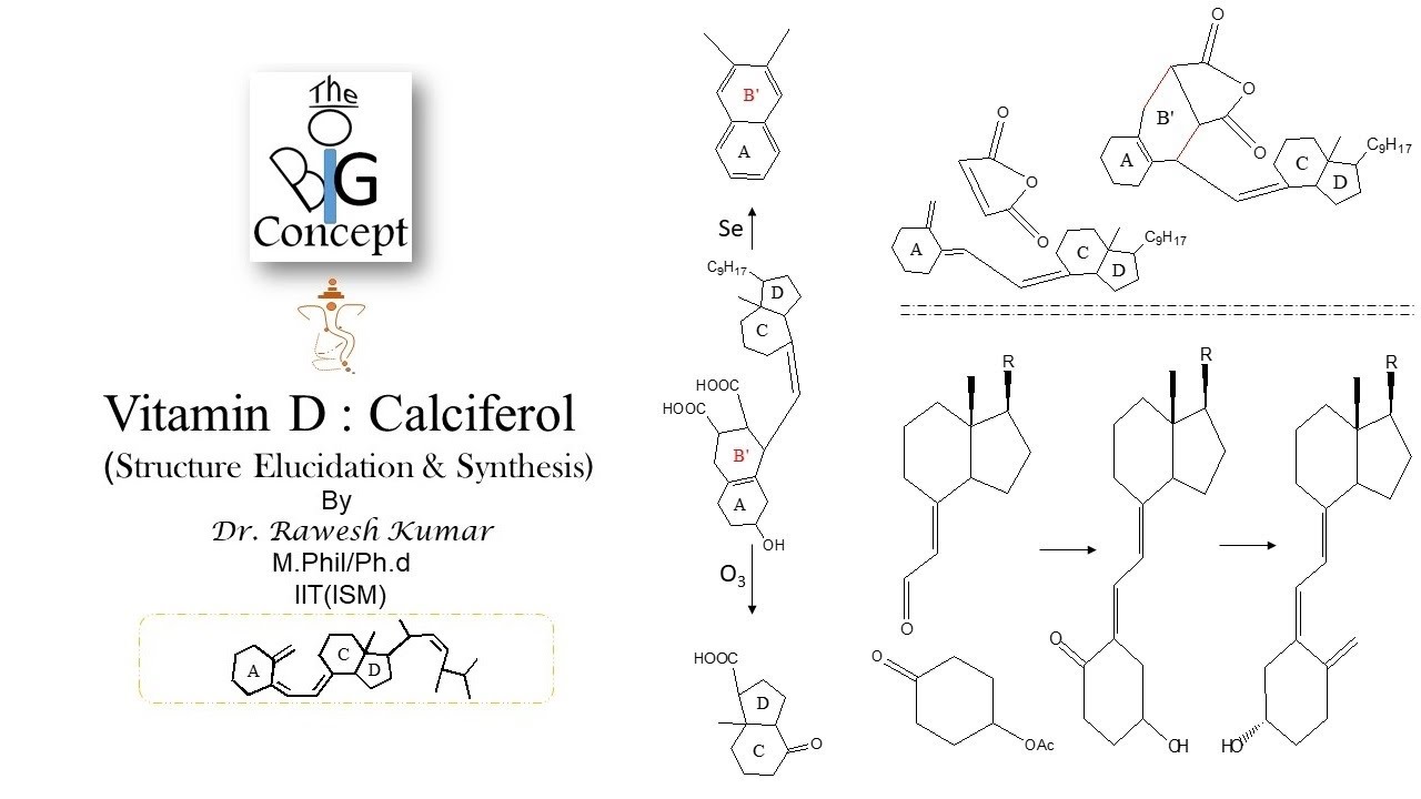 Vitamin D (Calciferol) : Structure Elucidation & Synthesis ...