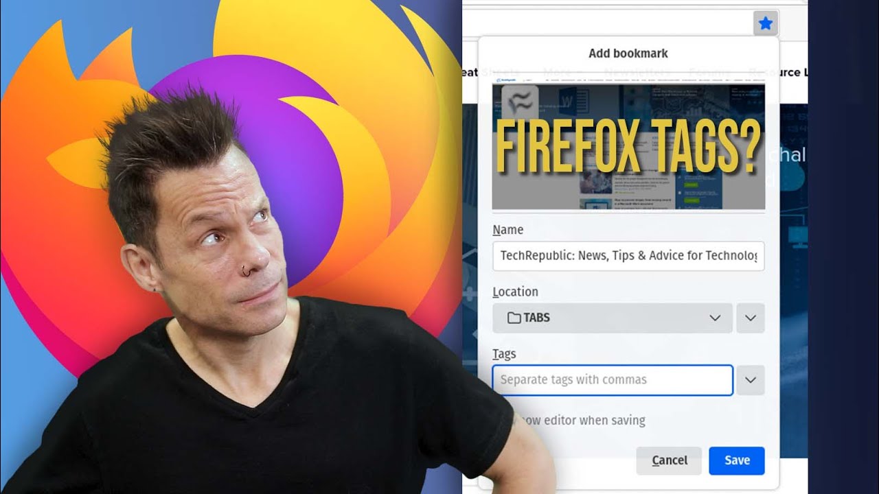 How to use the Firefox tagging system - YouTube