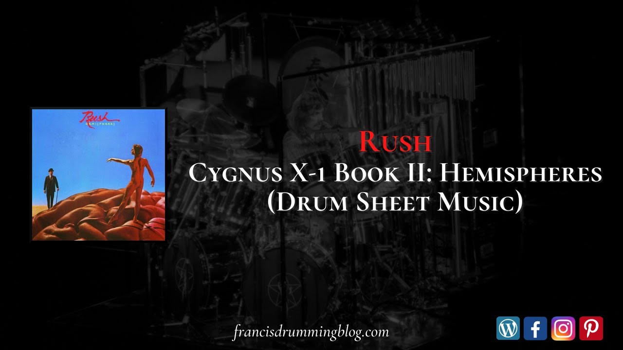 Rush - Cygnus X-1 Book II: Hemispheres (Drum Sheet Music) - YouTube
