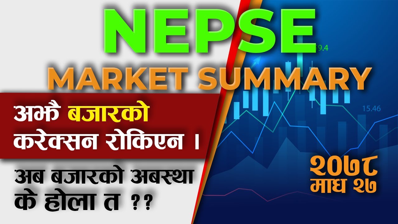 Nepse Market Summary | 2078-10-27 | Share Market in Nepal - YouTube