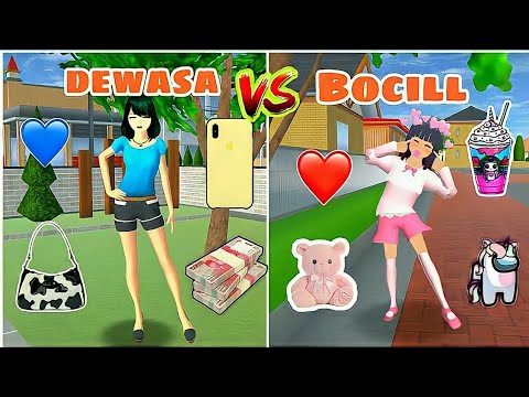 PERBEDAAN BOCIL VS DEWASA || SAKURA SCHOOL SIMULATOR