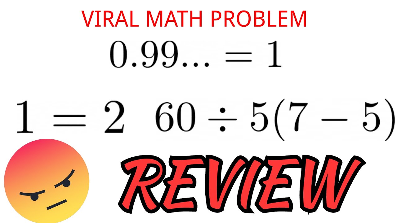 What do I think of these viral math memes? - YouTube