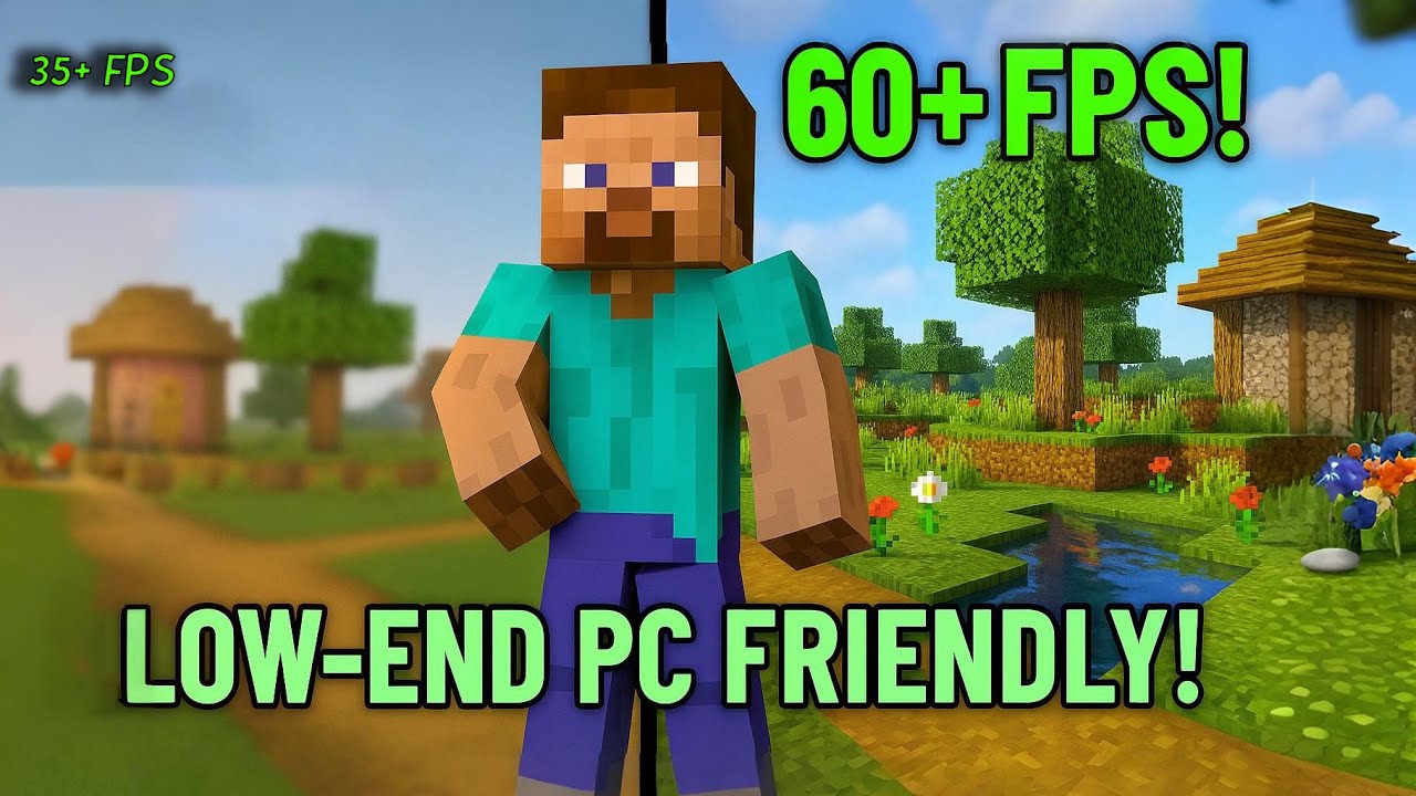 Best 60+ FPS Texture Pack for Minecraft Java | Boost Performance ...
