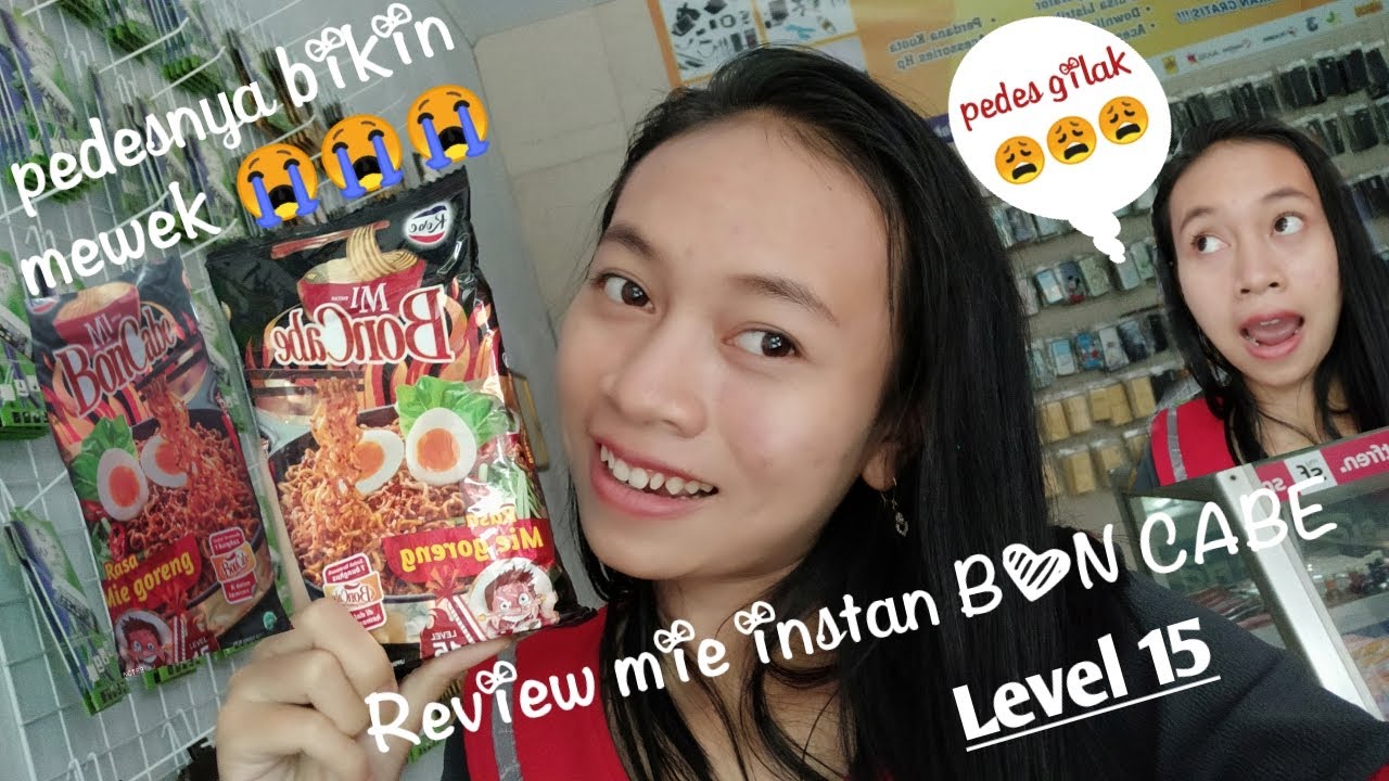 Review mie bon cabe level 15//triyantijuliya - YouTube