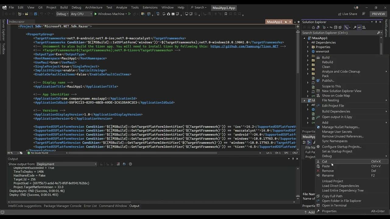Move Blazor components from MAUI project to Razor Class Library project - YouTube