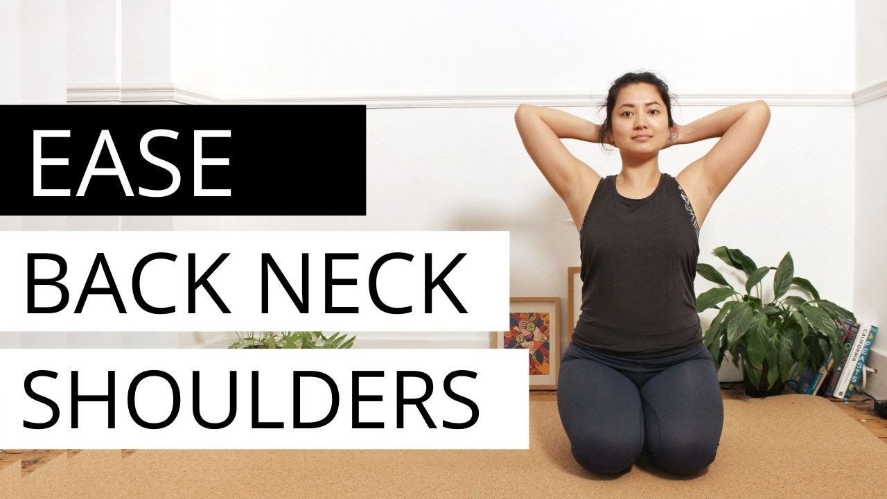 Stretches For Upper Back Neck And Shoulder Pain Follow Along Routine ...