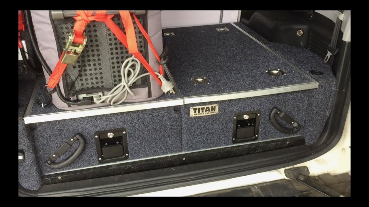 titan rear drawers 4wd supacentre - YouTube
