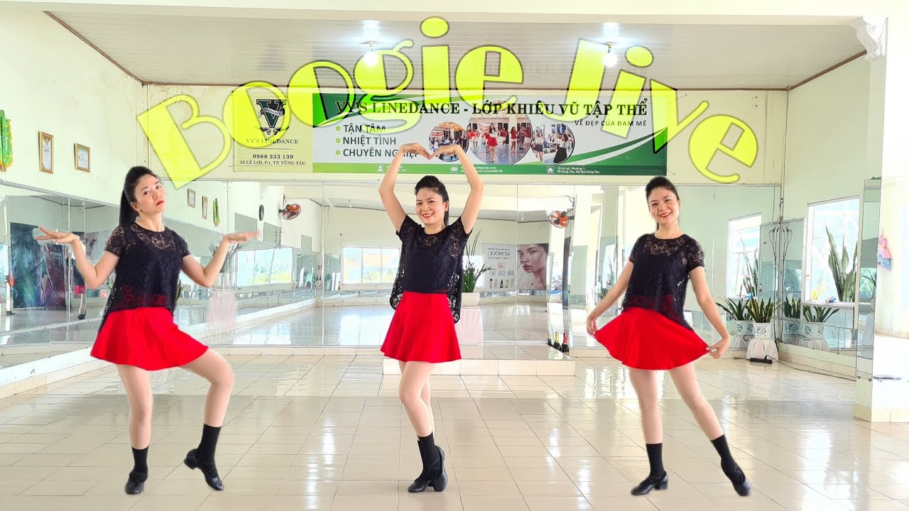Boogie Jive Line Dance (High Beginner) - Vy's Linedance - YouTube