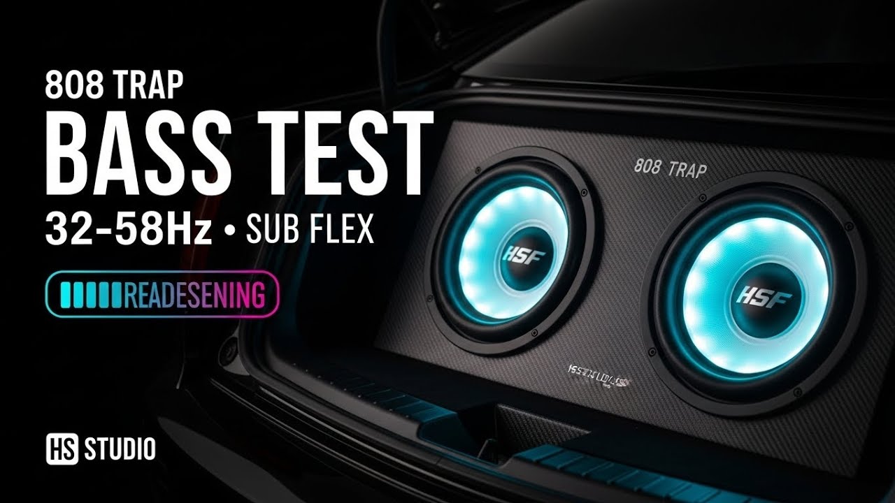 808 Bass Trap Wave 🔊 Sub Test | 32–58Hz Flex Zone | Perfect Loop - YouTube
