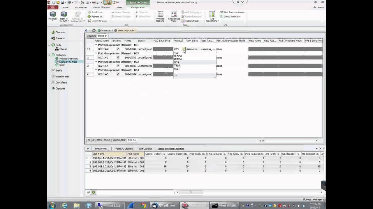 IxNetwork 802.1x - YouTube