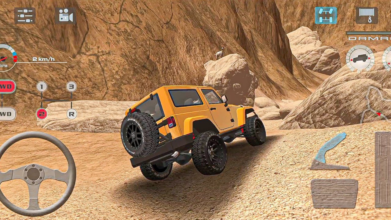 off-road Drive Dessert | Jeep Wrangler | Level 2 ! - YouTube