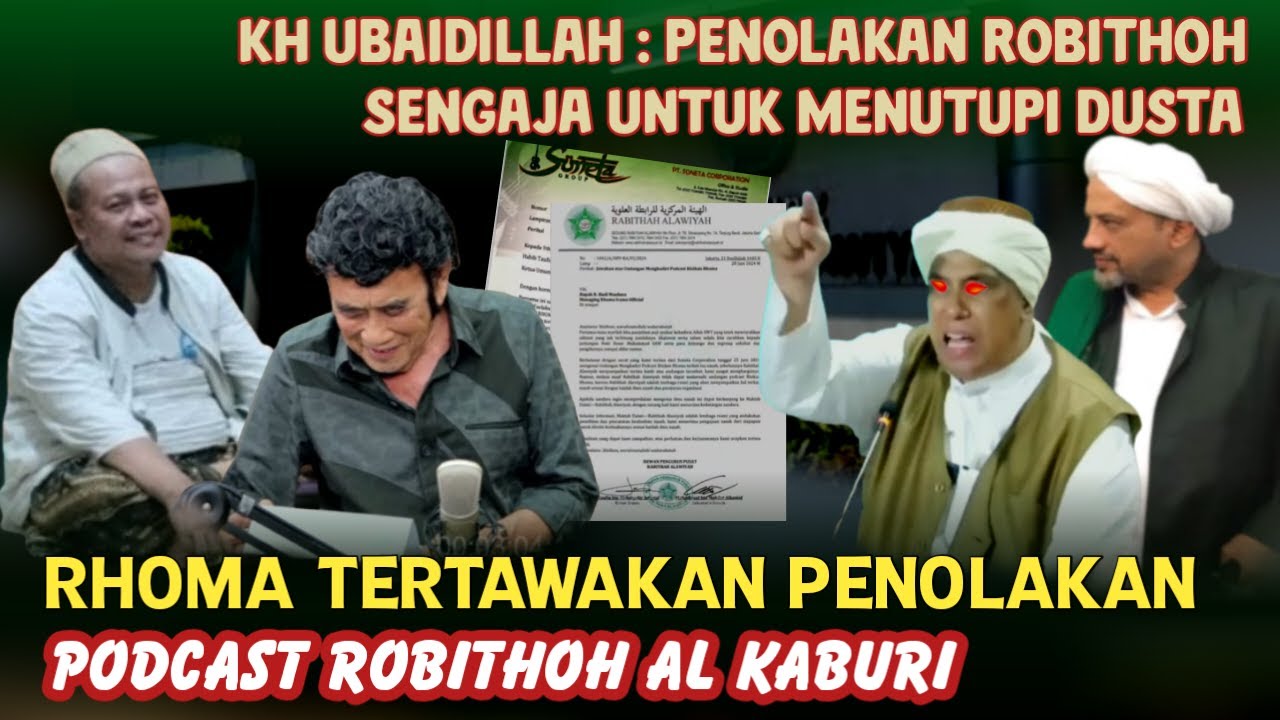 Bang Haji Tertawakan Penolakan Robithoh Al Kaburi - Kh Ubaidillah ...