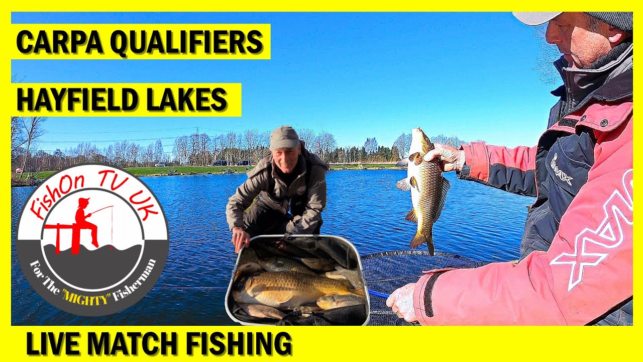 LIVE MATCH FISHING : CARPA QUALIFIERS : HAYFIELD LAKES : FishOn TV ...