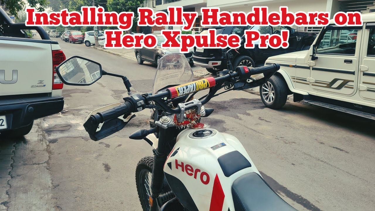 Step-by-Step: Installing Rally Handlebars on Hero Xpulse Pro ...