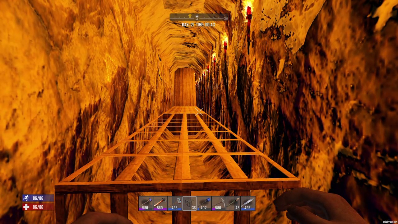 7 Days to Die_How to dig perfect tunnel and level up fast - YouTube