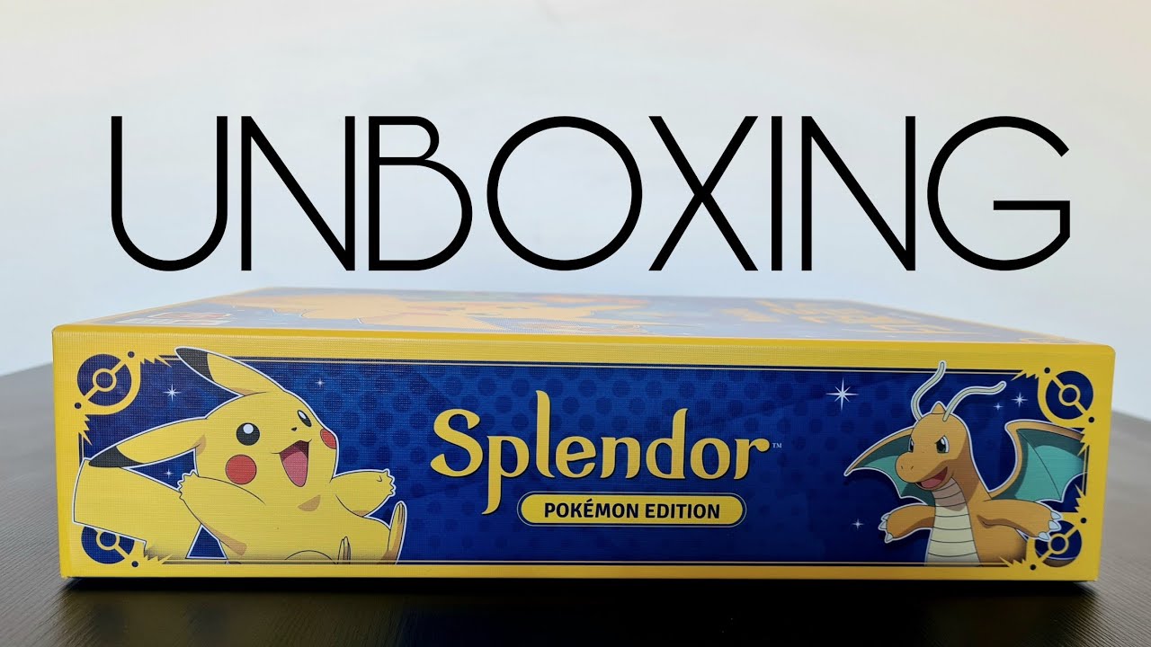 Pokemon Splendor Unboxing - YouTube