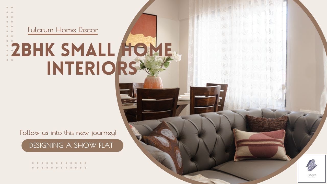 SHOW FLAT DESIGN for a BUILDER | Made a small flat look large and ...