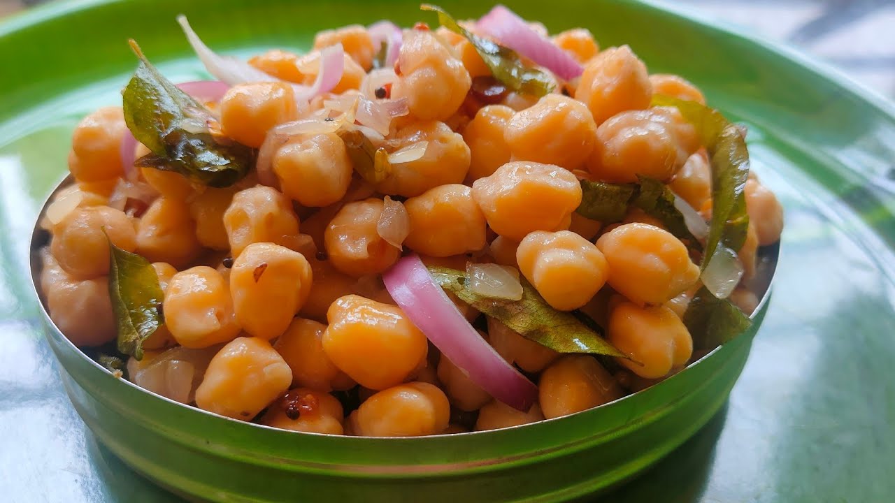 senagalu talimpu | శనగలు తాలింపు | chickpeas roast | #littlebajifood ...