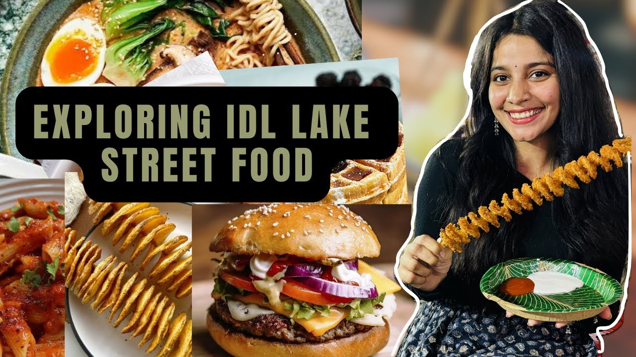 Best Hyderabad street food | Exploring IDL Lake street food, Ramen ...