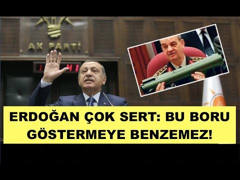 CANLI YAYIN... ERDOĞAN'DAN İLKER BAŞBUĞ'A: BU BORU GÖSTERMEYE BENZEMEZ!