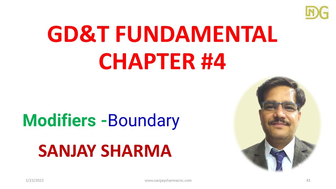GD&T MMC Feature Boundary II PART #4 II DNG CNC CENTER - YouTube