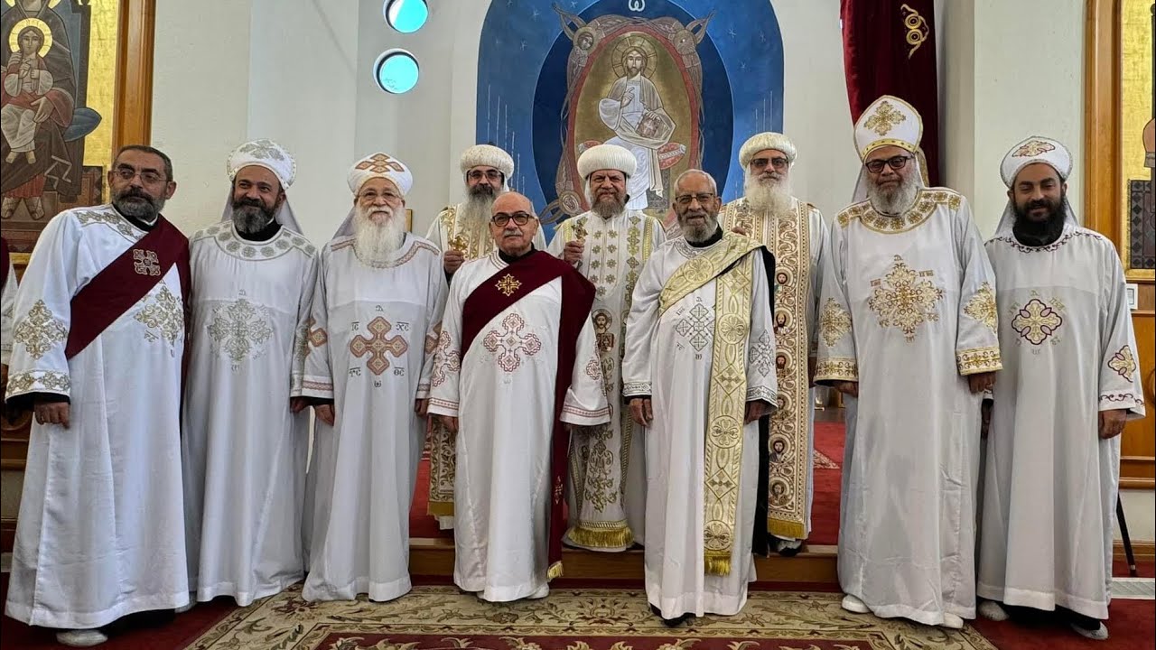 Ordination of Deacon Girgis Hanna & Elevation of Archdeacon Mikhail ...