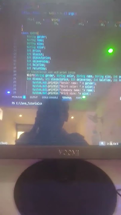 Oops constructor use in Java program.....#java coding - YouTube