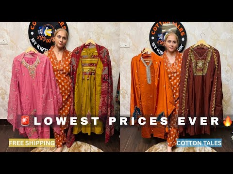 🔥 WAIT! DON’T BUY YET 😱 | CRAZY SALE ON BEAUTIFUL SUITS 😍 | LIMITED STOCK COTTON TALES