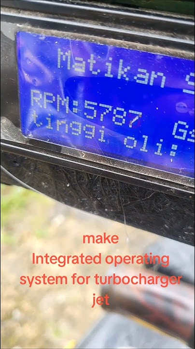 make Integrated operating system for turbocharger jet motor batman - YouTube