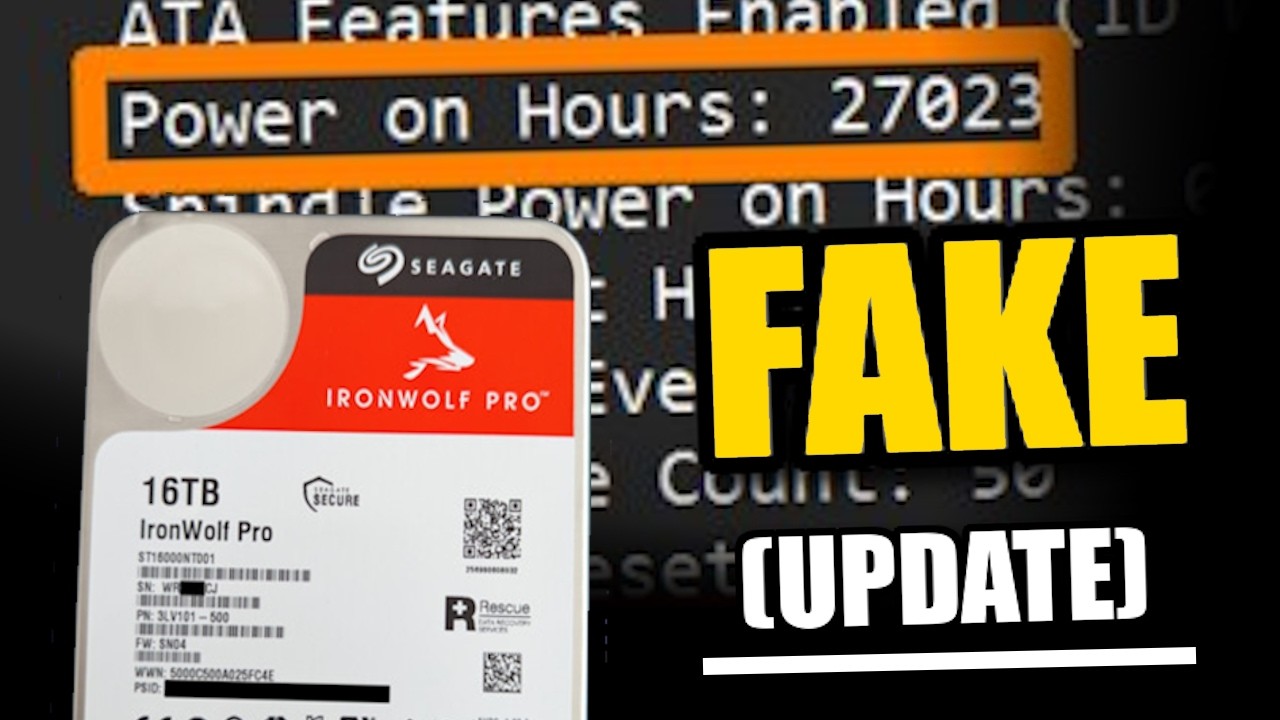 FAKE/USED SEAGATE IRONWOLF HDDs NOW REPORTED - HOW TO CHECK YOUR DRIVES ...