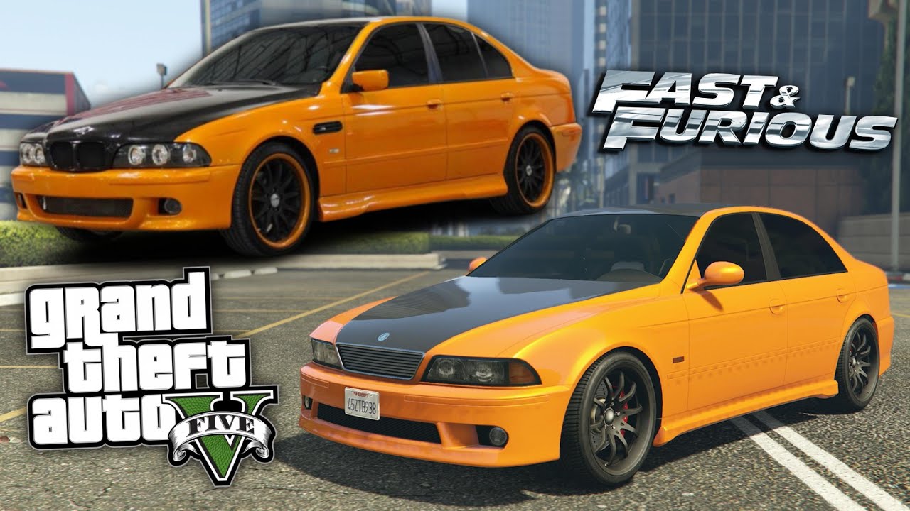 GTA 5: Alex's 'Fast & Furious 4' BMW E39 M5 - Ubermacht Sentinel XS4 ...