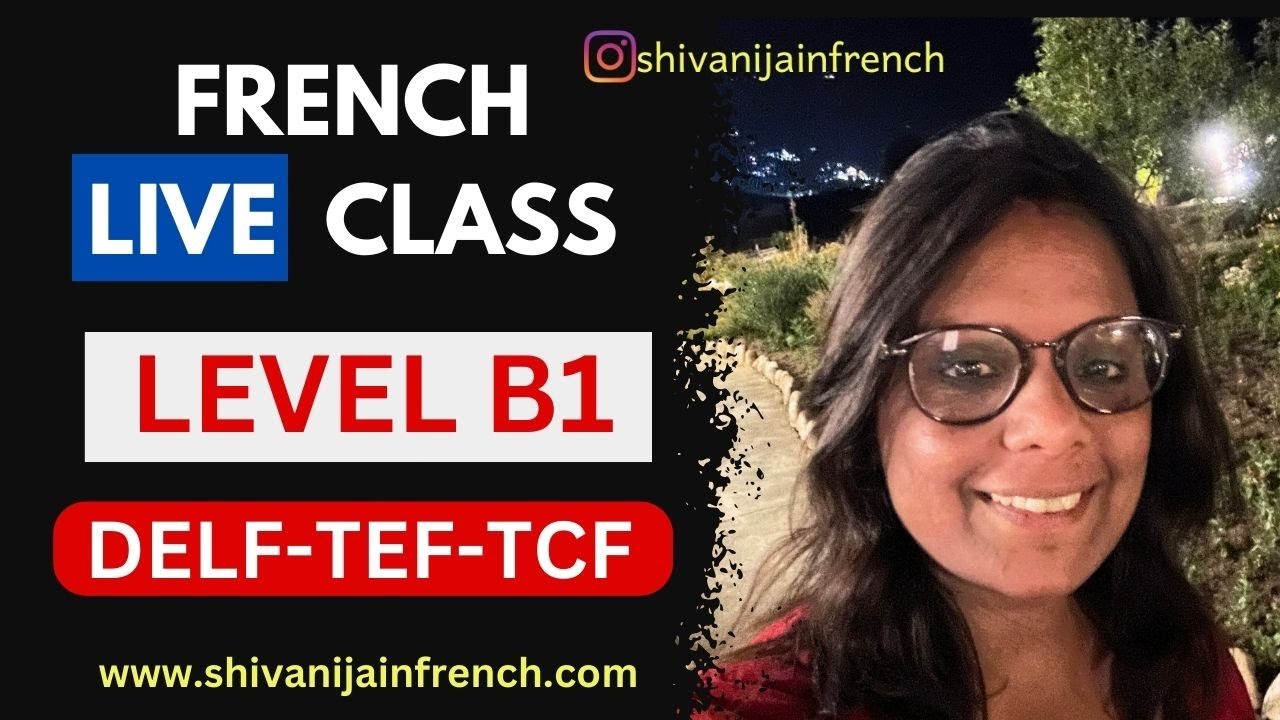 Level B1 - LIVE Class with students - Learn French # ...