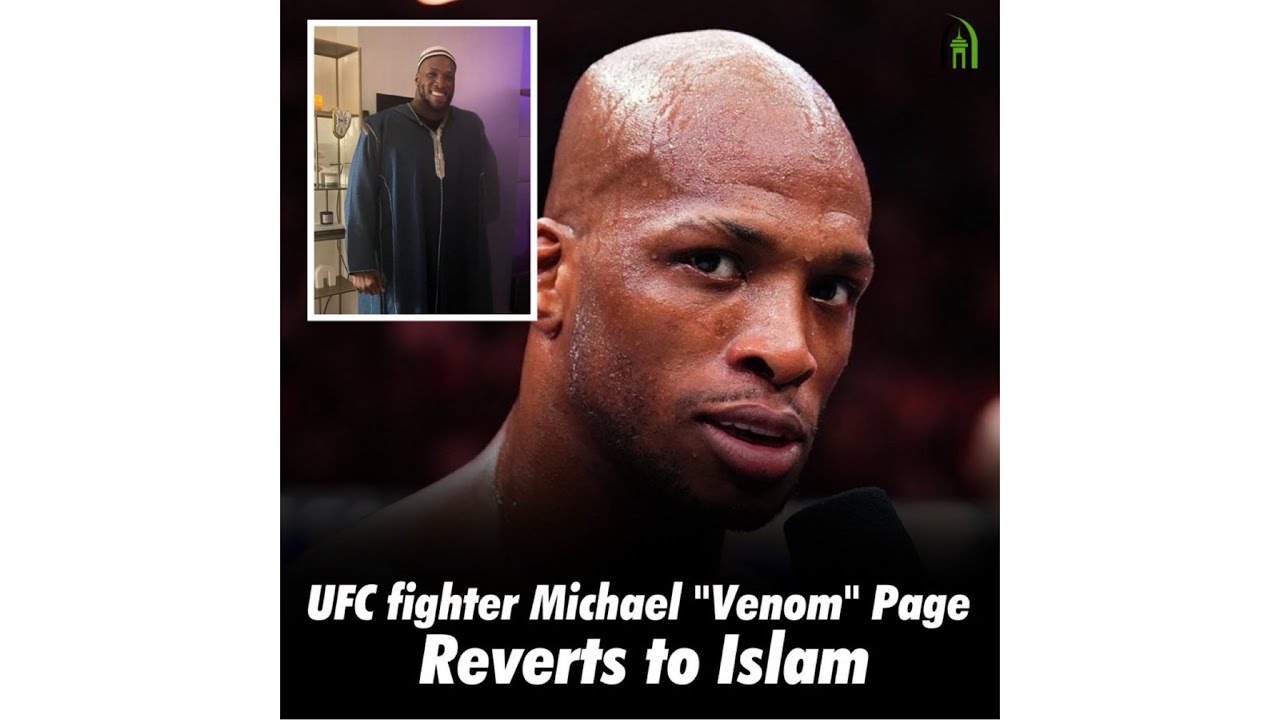 UFC fighter Michael 'Venom' Page has officially embraced Islam! - YouTube
