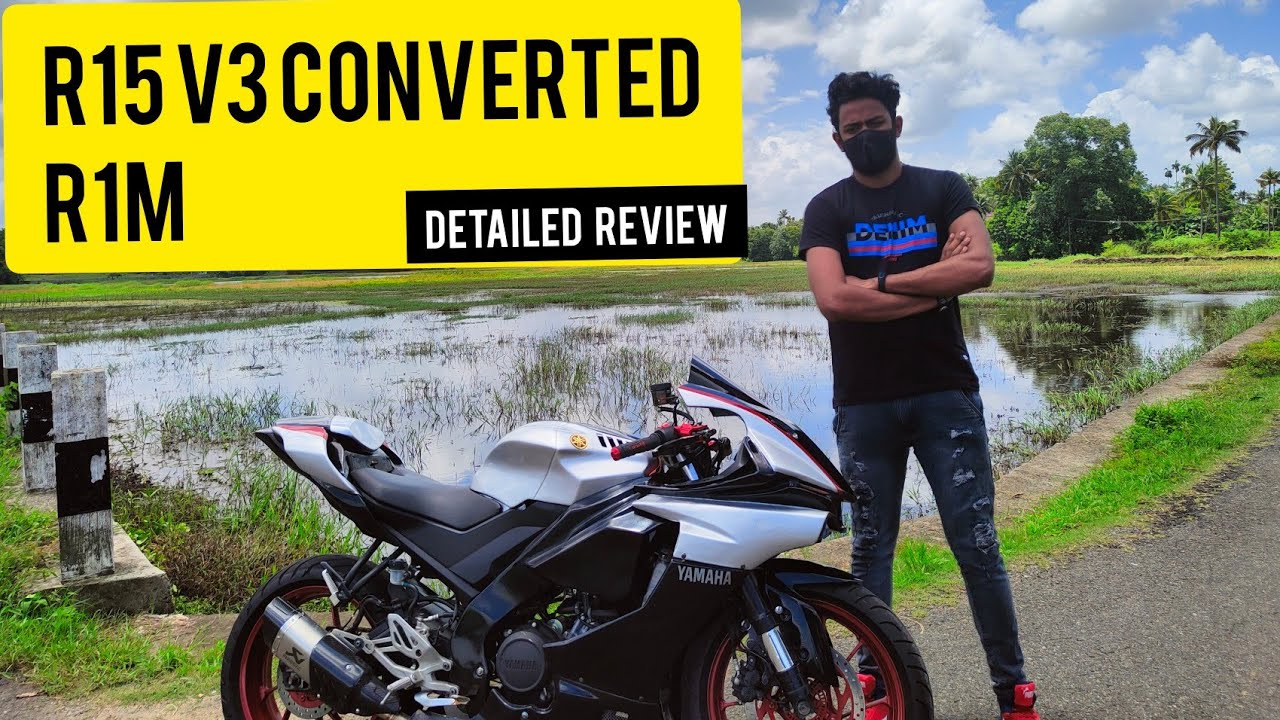 R15 V3 CONVERTED TO R1M || Vlog 1 ll MOTOREVIEWS || - YouTube