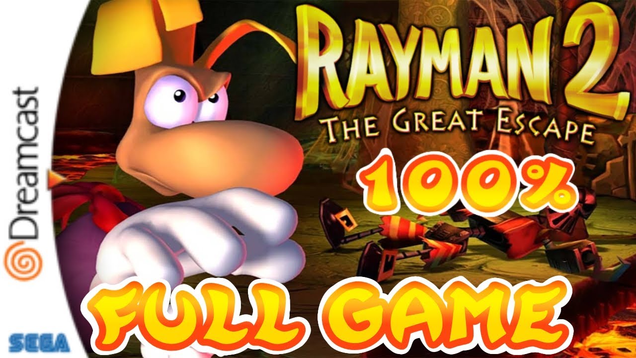 Rayman 2: The Great Escape (DC) | Longplay | Full Game 100% Walkthrough ...