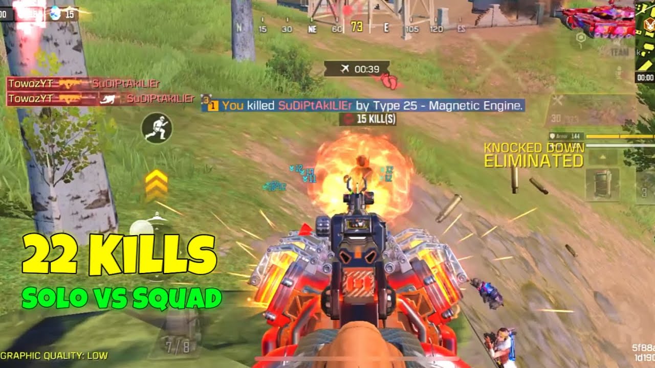 *NEW* Legendary TYPE 25 Magnetic Engine 22 Kills Gameplay | Solo vs ...