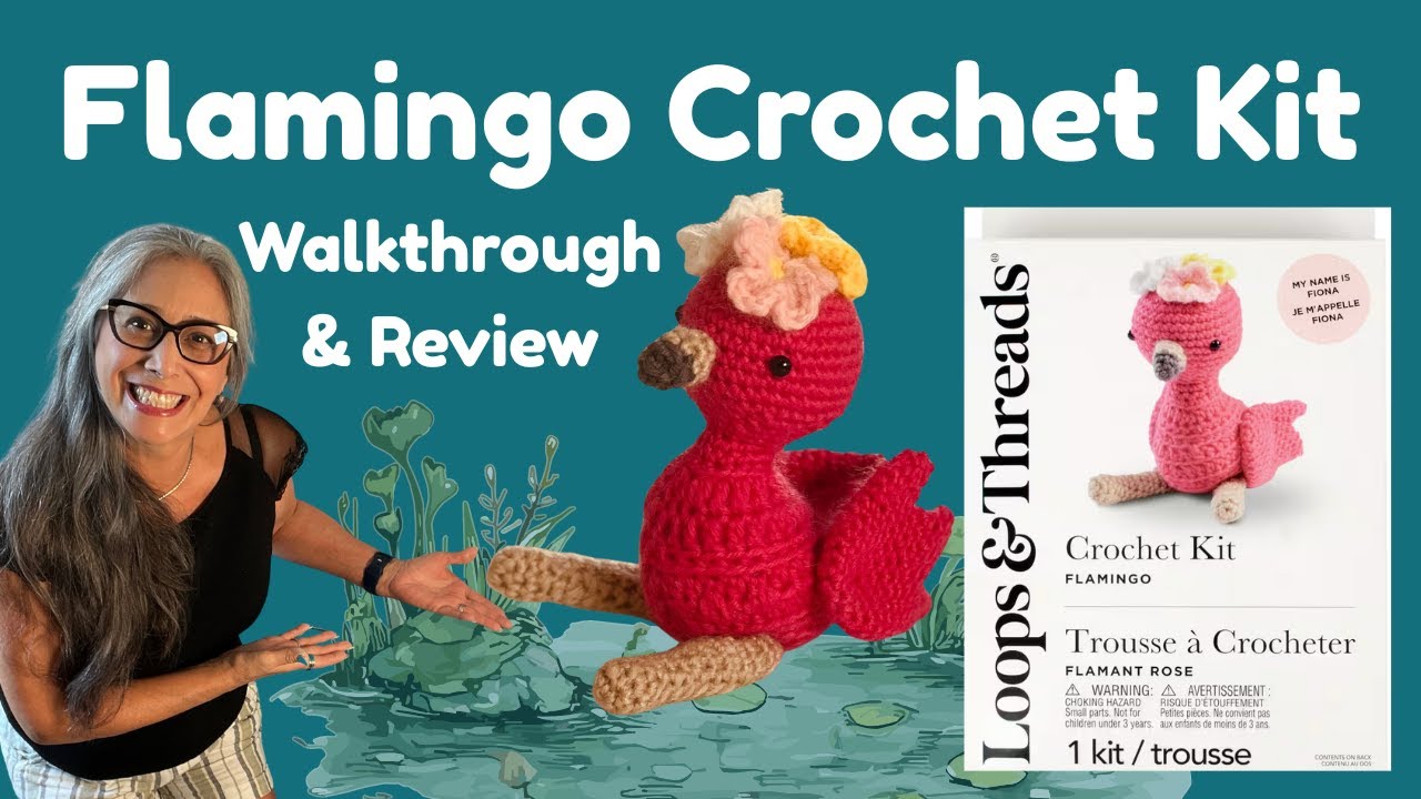 How to Make the Loops & Threads Flamingo | Crochet Kit Walkthrough ...