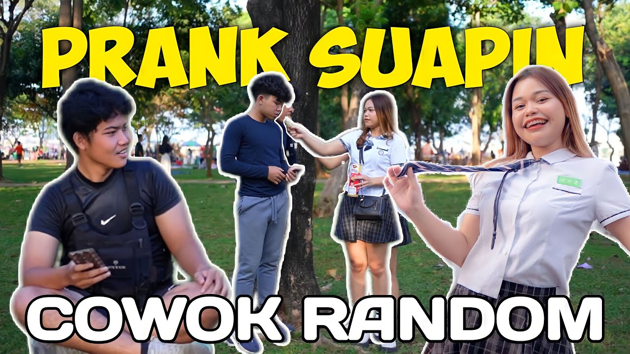 Prank Cewek Suapin Cowok Random ( girls feeds strangers) #devispace ...